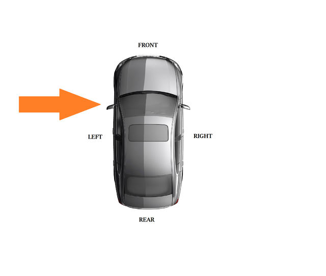 Genuine Mercedes-Benz C-class W204 Left Wing Mirror Under Trim ...