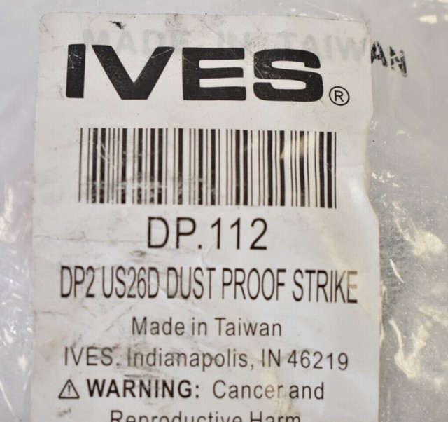 Ives Dust Proof Strike DP2 US26D Satin Chrome DP.112 for sale online | eBay