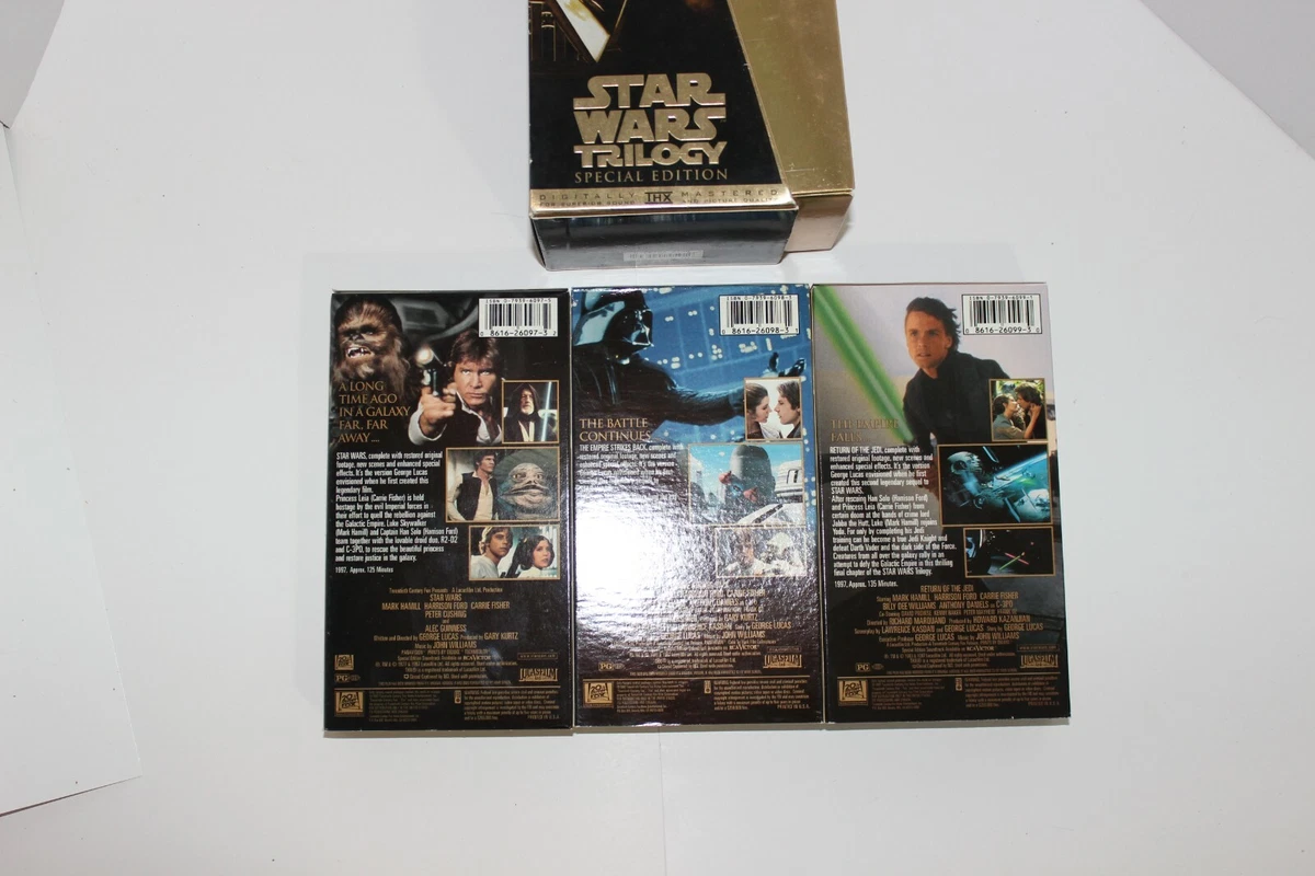 Star Wars Trilogy Vhs Ebay