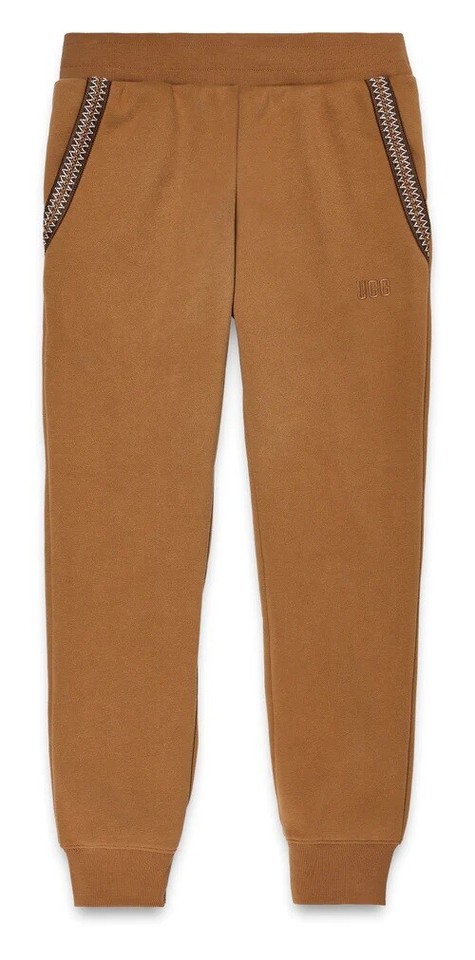 New 100% UGG Tasman Chestnut UGGbraid 2-Piece Jogger Pants + Zip up ...