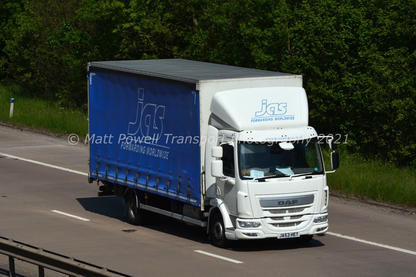 Truck Photo 12x8 - DAF LF - JAS Forwarding - JA53 HET | eBay