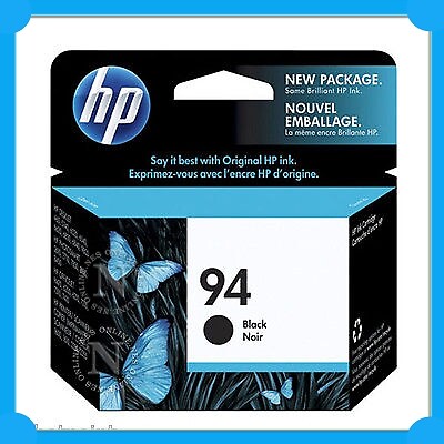 HP Genuine #94-BK BLACK Ink Cart->Photosmart 8758/8753/8750/8450v/7830 ...