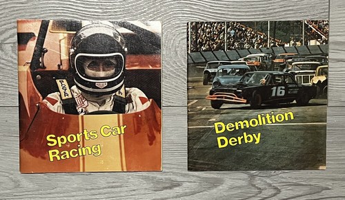 Vintage 1975 Lot of Stadia Sports Car Racing and Demolition Derby Books ...