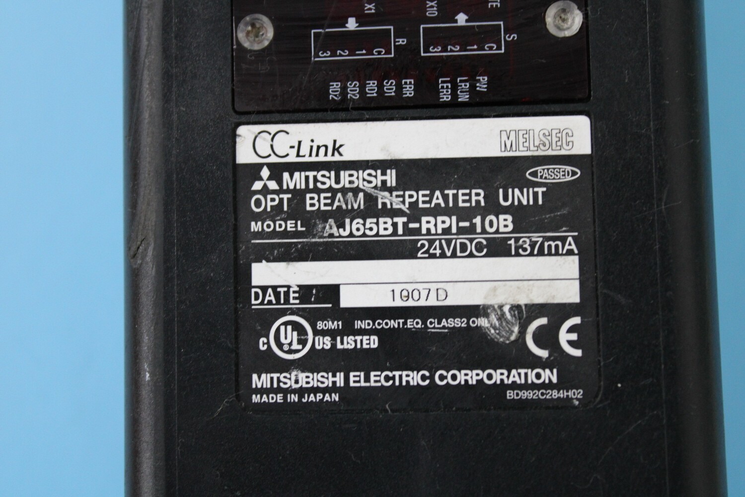 Mitsubishi OPT BEAM Repeater Unit AJ65BT-RPI-10B, 1Pcs, Free Expedited ...