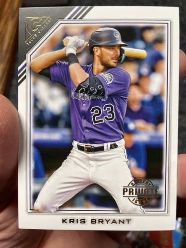 2022 Topps Gallery #32 KRIS BRYANT Gallery Private Issue #100/250 COL ...