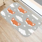 Cartoon fox Door Mat Indoor Hallway Balcony Mats Velvet Living Room ...