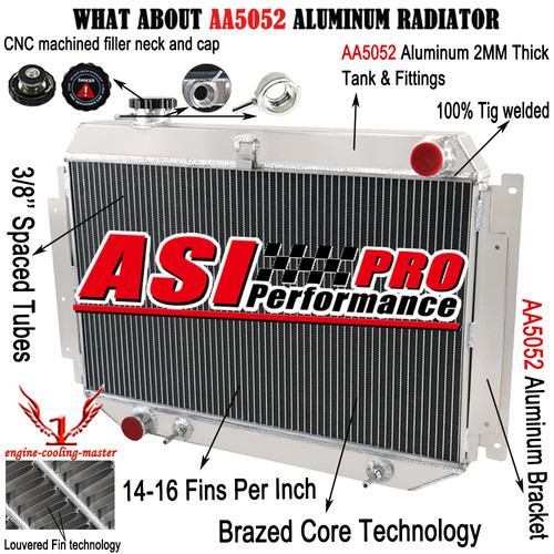 For Holden 70-80 HQ HJ HX HZ V8 Kingswood 253/308 AT/MT 4 Core Aluminum ...