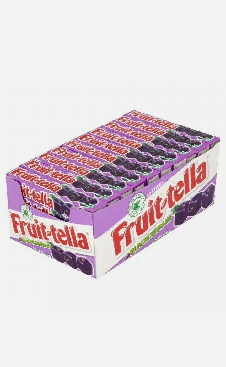 Fruit Tella Fruit-tella 40 Packets Strawberry Flavour Fruitella | eBay UK