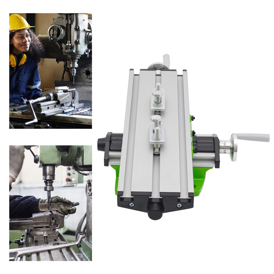 Work Table Cross Slide Bench Drill Press Vise X-Y 2 Axis Milling ...