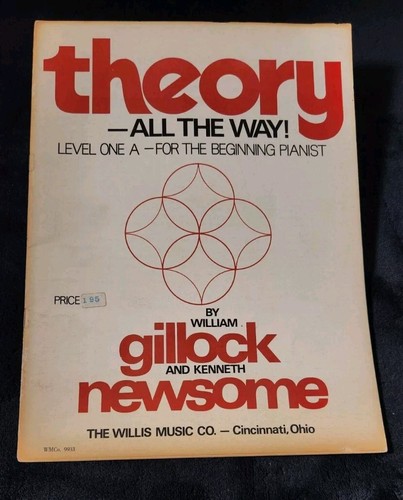 Piano Lessons Vintage 1972 "Theory - All The Way!" Level 1 B Workbook ...