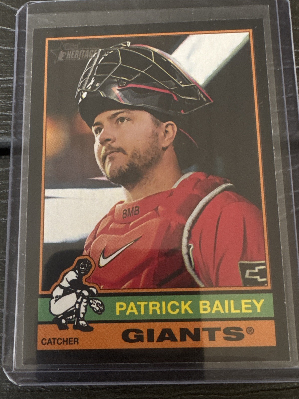 Patrick Bailey 2025 Topps Heritage #264 Black Border Price Guide ...
