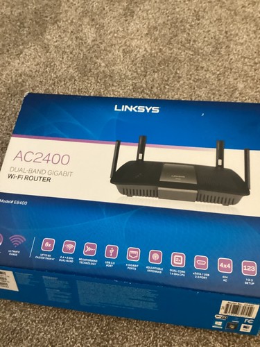 Dual-Band Gigabit Wi-Fi Router Linksys AC 2400 Model 8400 | eBay