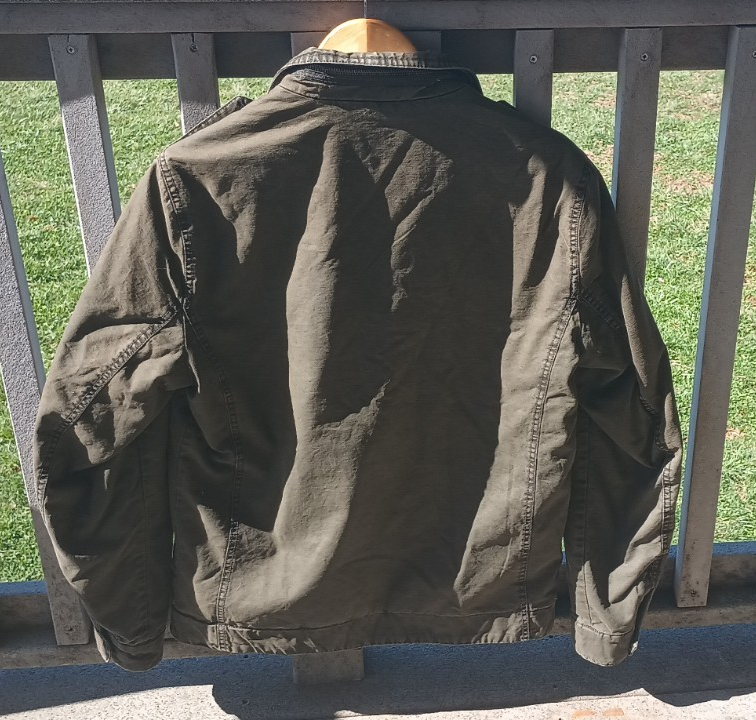 Vtg GH Bass Bomber Jacket Mens Small Green Biker Military Full Zip And ...