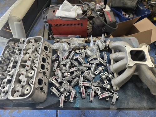 Small Block Chevy Sb2 Heads & Intake ,Rocker Arms | eBay