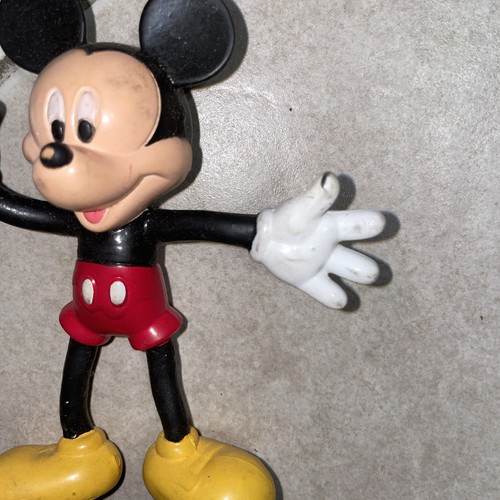 Vintage DISNEY APPLAUSE Rubber PVC Moveable Poseable Mickey Mouse ...