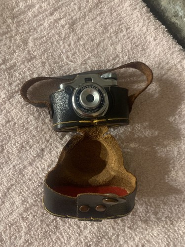 Vintage 1950’s Crystar Miniature Spy Camera With Leather Case Untested ...