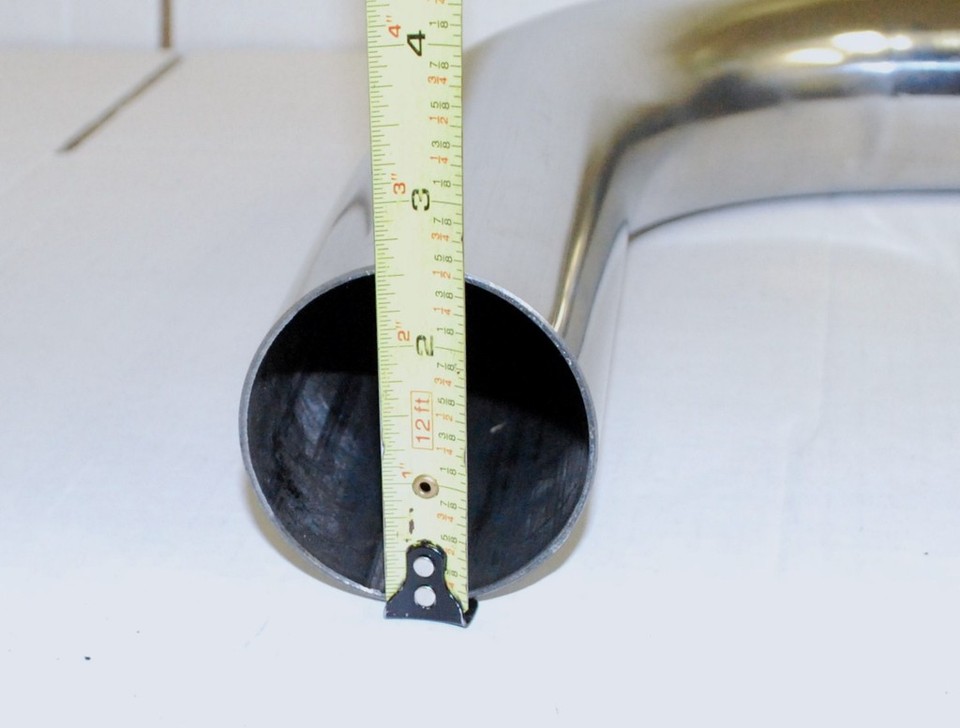 T201 SS 90° 2.5" 16Gauge Piping Intercooler Header Exhaust Pipe | eBay