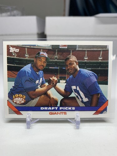 1993 Giants Draft Picks - Michael Strahan / Marcus Buckley Topps | eBay