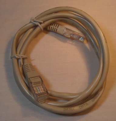 LAN Kabel 1 Meter INUAX DATA CABLE CAT.5 UTP 26AWG 4Pair AWM 2835 60°C ...