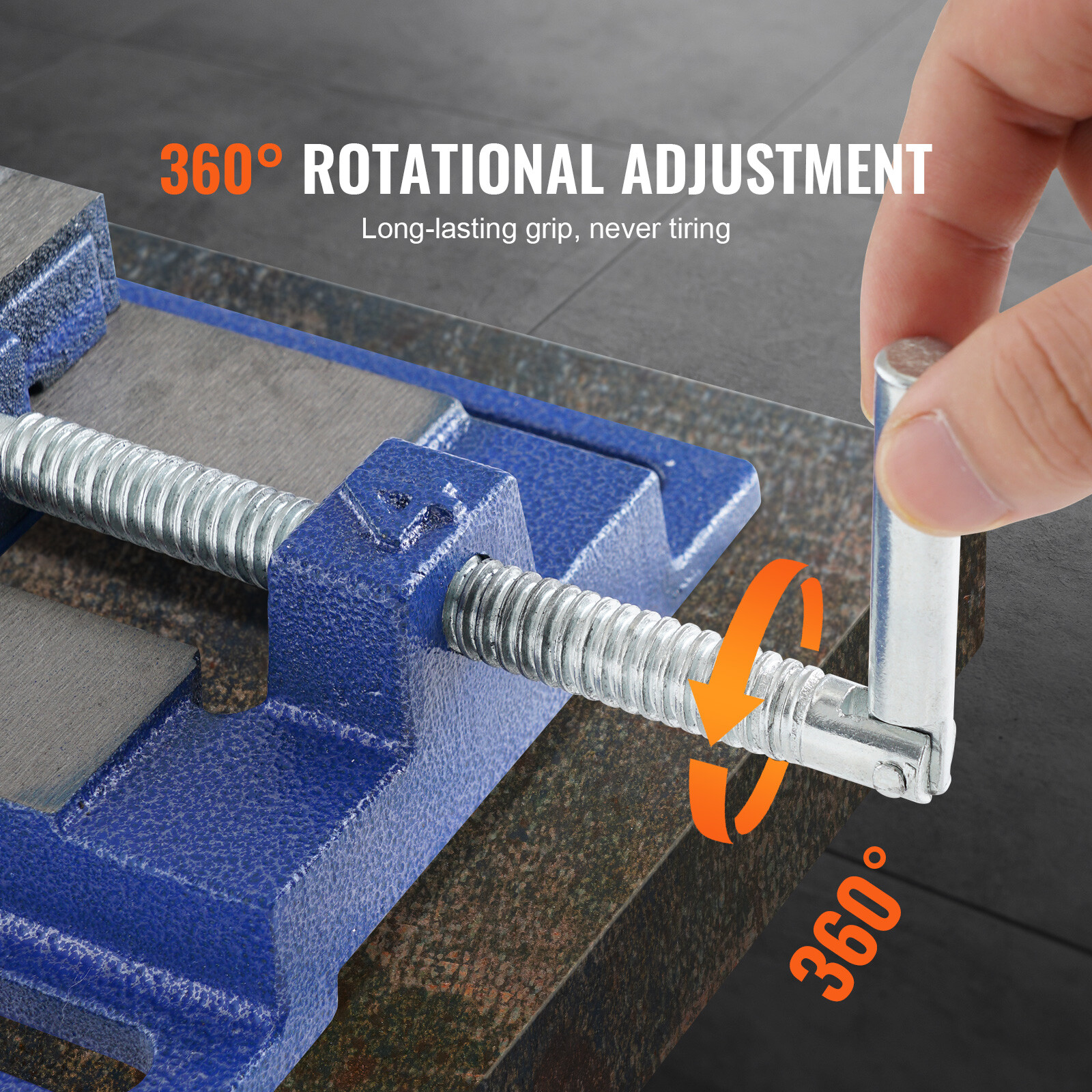 VEVOR Drill Press Vise 4 inch Heavy Duty Bench Vise 4.33" Jaw Opening ...