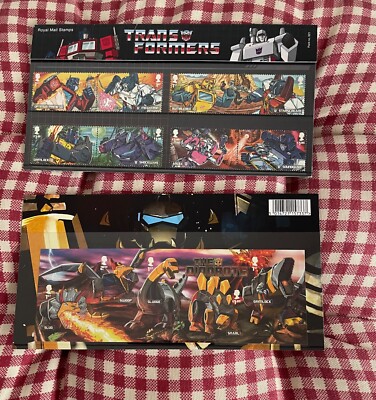 Transformer Royal Mail Stamps Presentation Pack No 621 With Dino Bots ...