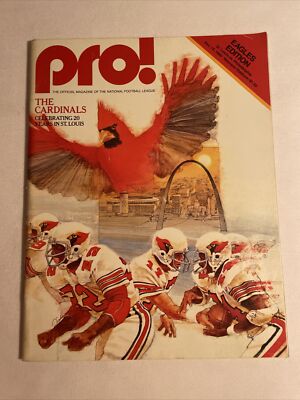 1980 December 14 Official NFL Pro! Magazine, THE CARDINALS St. Louis ...
