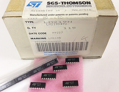 5 pieces LM219N HIGH SPEED DUAL COMPARATORS DIP14 LM119 LM319 NEW ~ | eBay
