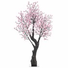 Luminea LED-Deko-Kirschbaum, 576 beleuchtete Blüten, 200 cm, für innen ...