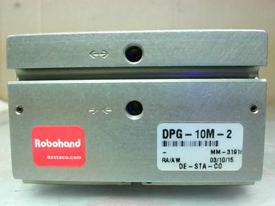Destaco Robohand DPG-10M-2 Parrallel 2-Jaw Gripper 0.688 Bore 0 - New ...