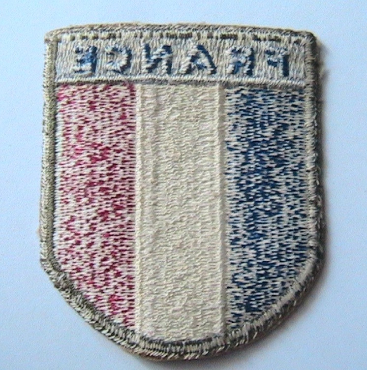 WW2 SHIELD SHOULDER PATCH~ FRENCH FORCES TRAINING IN THE US ~ 1941 to ...