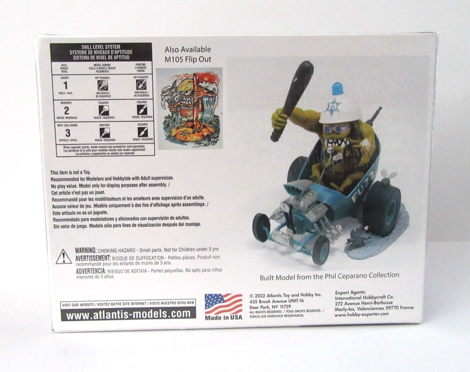 ATLANTIS MODELS Fred Flypogger SUPERFUZZ Model Kit | Stanley Mouse ...