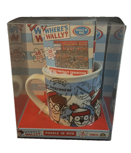 Wheres Wally Puzzle in Mug 48 pc 27.5x19.5cm - New In Box | eBay Australia