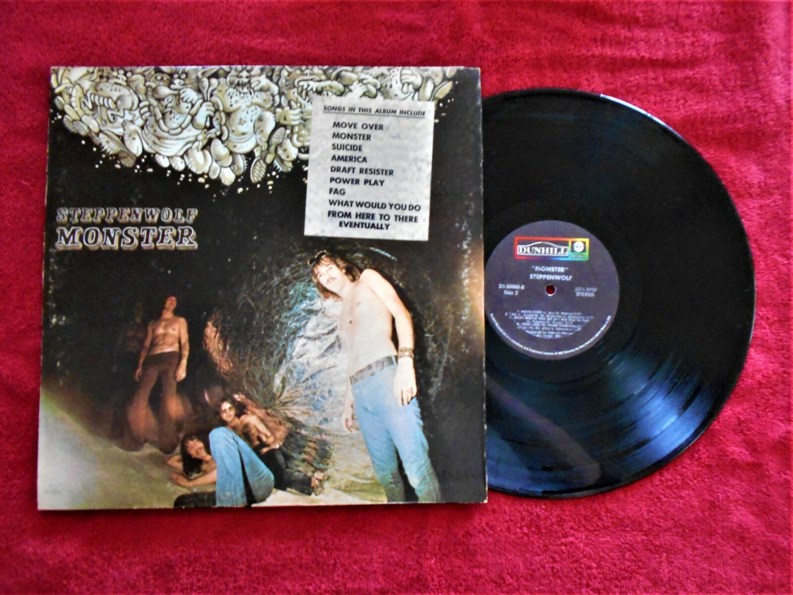 STEPPENWOLF MONSTER LP WITH HYPE STICKER | eBay