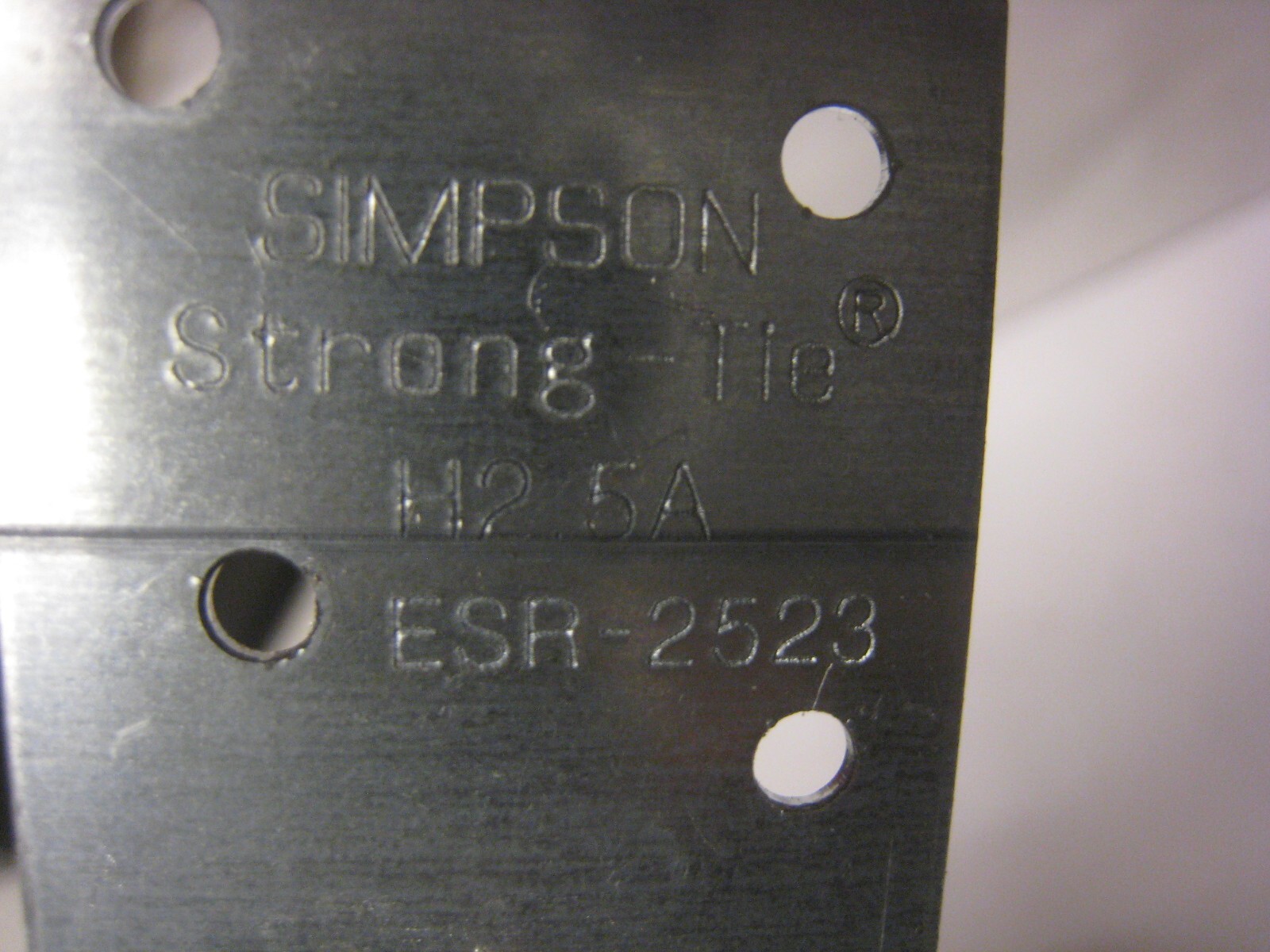 20 Simpson H2.5A Hurricane Tie Strap Rafter Joist Connector WITH 200 ...