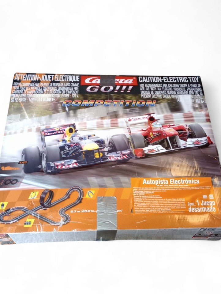 Carrera GO Competition Slot Car Racing Race Set 62272 USED IN BOX WORKS ...