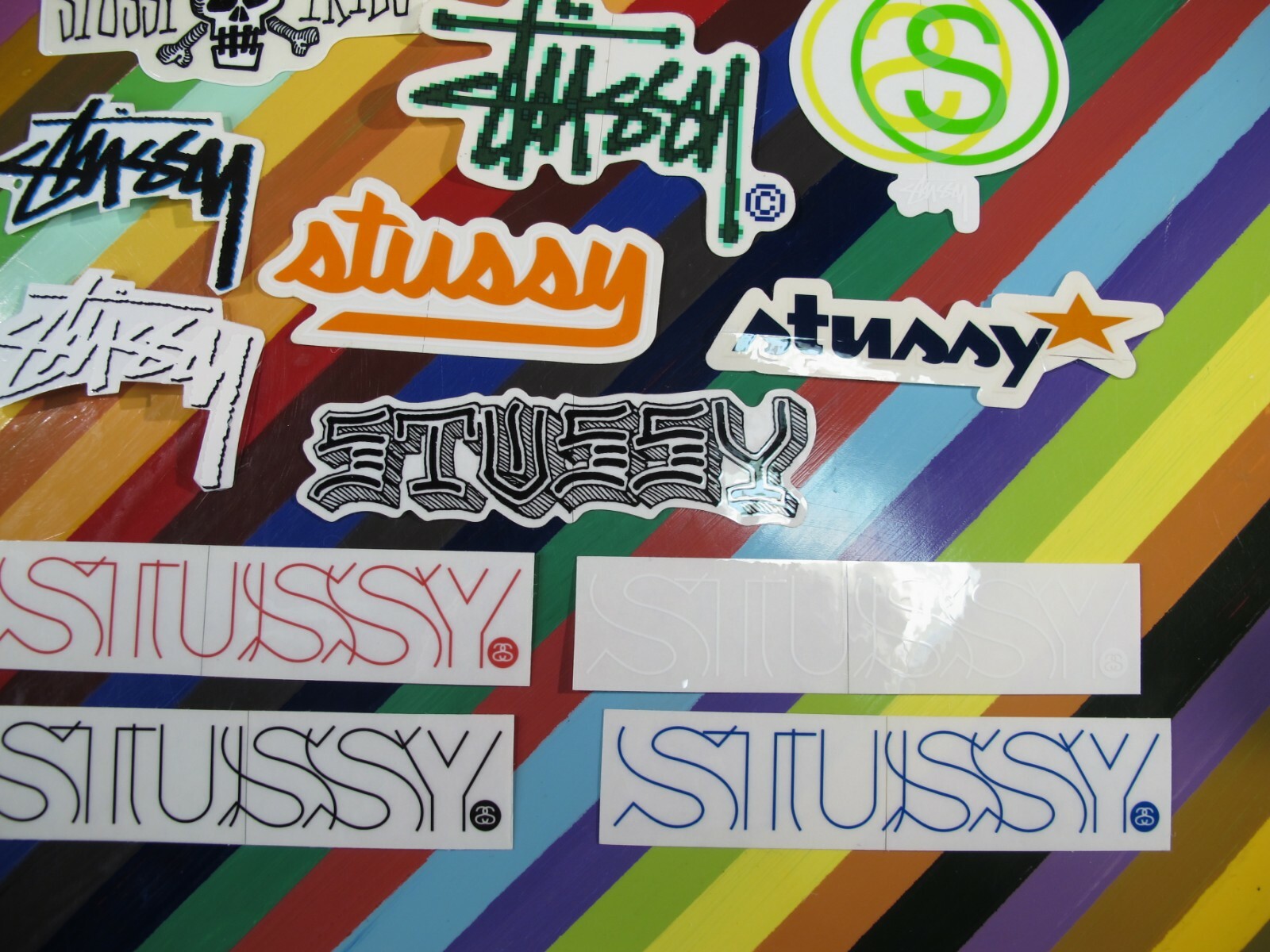 vtg 1990s Stussy skateboards sticker - art and graphics Stussy Tribe | eBay