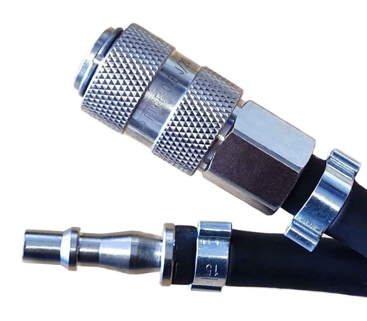 10 Metre Compressed Air Line Hose with PCL Type Adaptor & Coupling ...