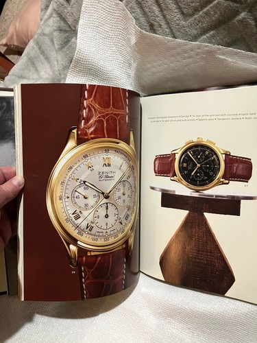Zenith Swiss Watch Manufacture Watchmaker Collection Book With 2002 ...