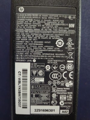 HP PPP012L-E 19V 4.74A 90W Genuine Original AC Power Adapter Charger | eBay