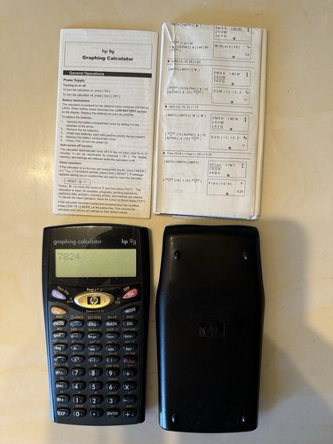 Vintage Hewlett Packard HP-9G Sci/Graphing Calculator Manual TESTED | eBay