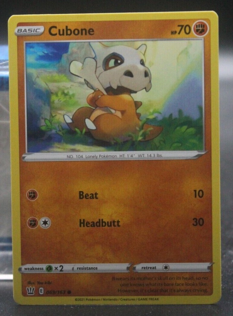 Cubone (69/163) - 2021 Pokemon | eBay