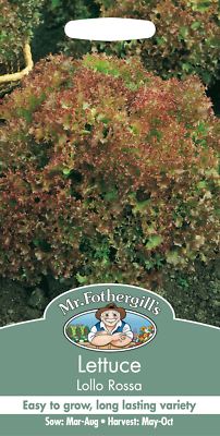 Mr Fothergills - Pictorial Packet - Vegetable - Lettuce Lollo Rosso ...