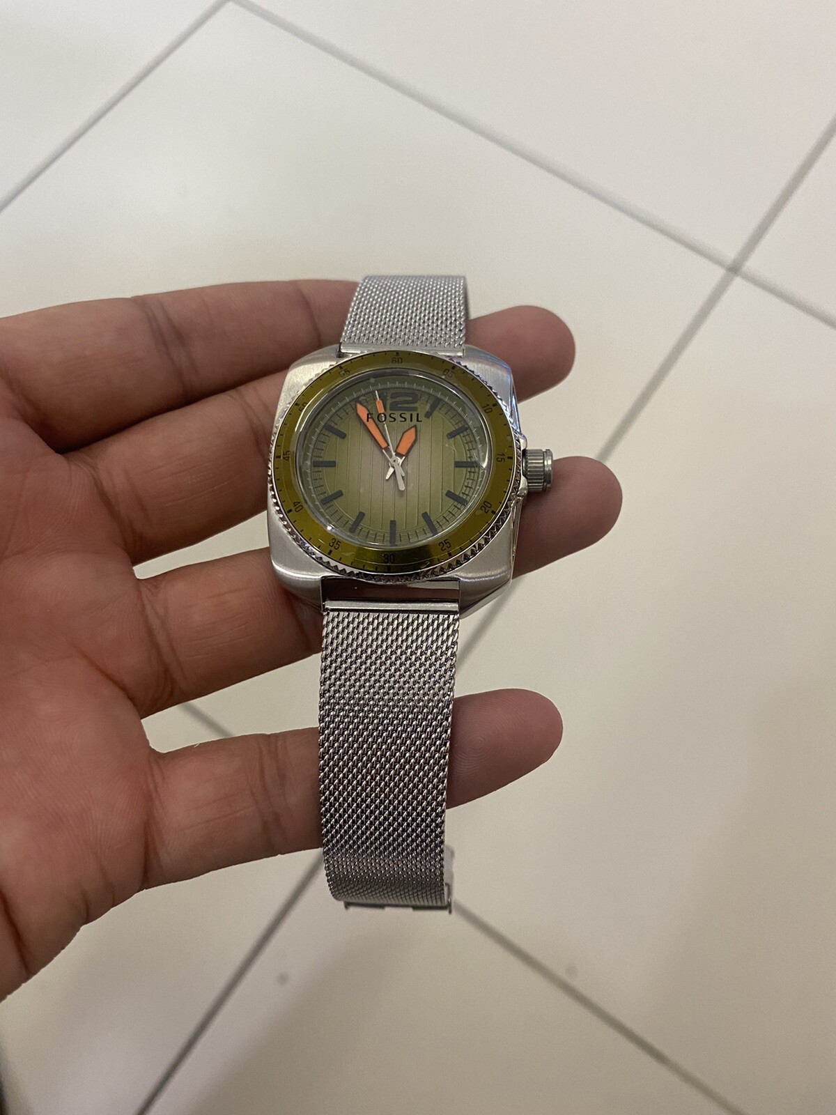 Fossil BQ1125 Flynn Stainless Steel Chronograph Men's Watch - Silver ...