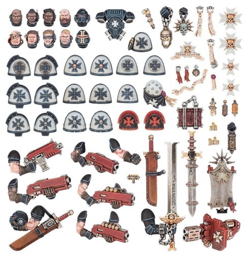 BLACK TEMPLARS UPGRADE FRAME Space Marines *NEW ON SPRUE* Warhammer 40k ...