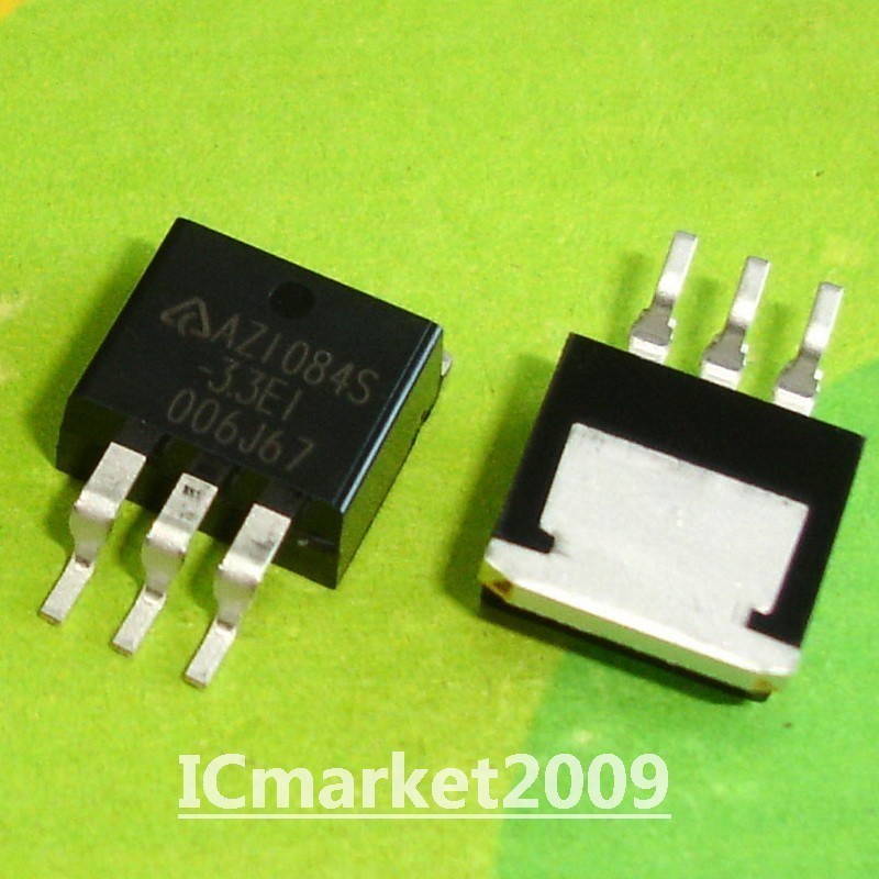 10 PCS AZ1084S-3.3 TO-263 AZ1084S 3.3 5A Low Dropout Linear Regulator ...