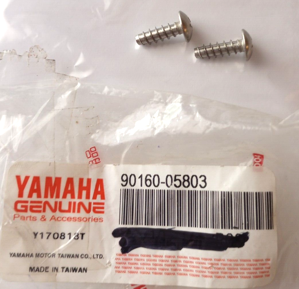 Yamaha Round Tapping Screw NOS 90160-05803 Qty. 2 (L-6730) | eBay