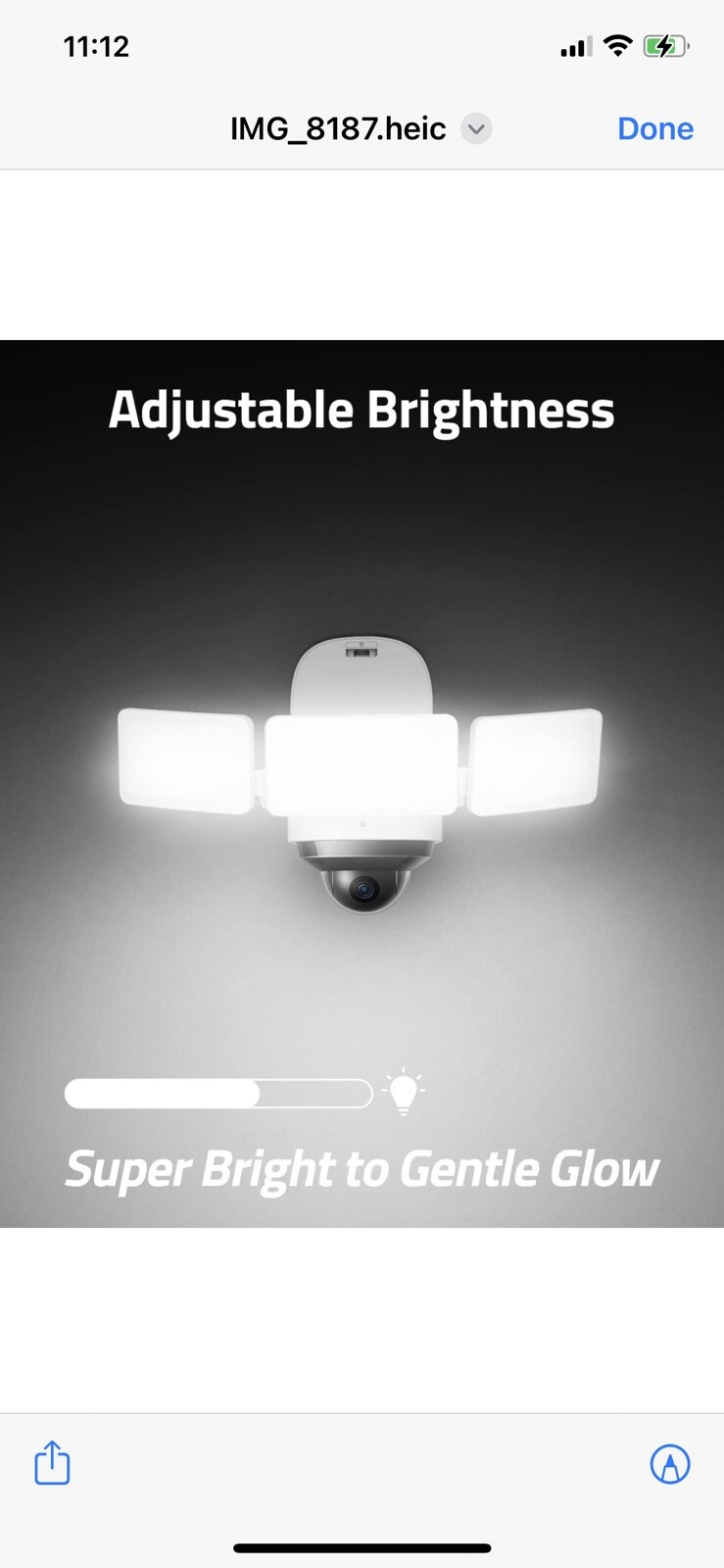 Eufy T8423 360 Degree Pan & Security Floodlight Cam 2 Pro - White for ...