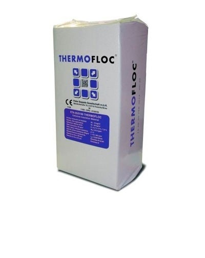 Thermofloc, loose fill cellulose insulation (similar to Warmcel 100 ...