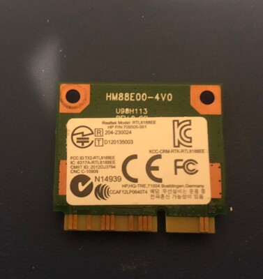 Realtek RTL8188EE 80211 bgn 1x1 WiFi 709848-001 | eBay