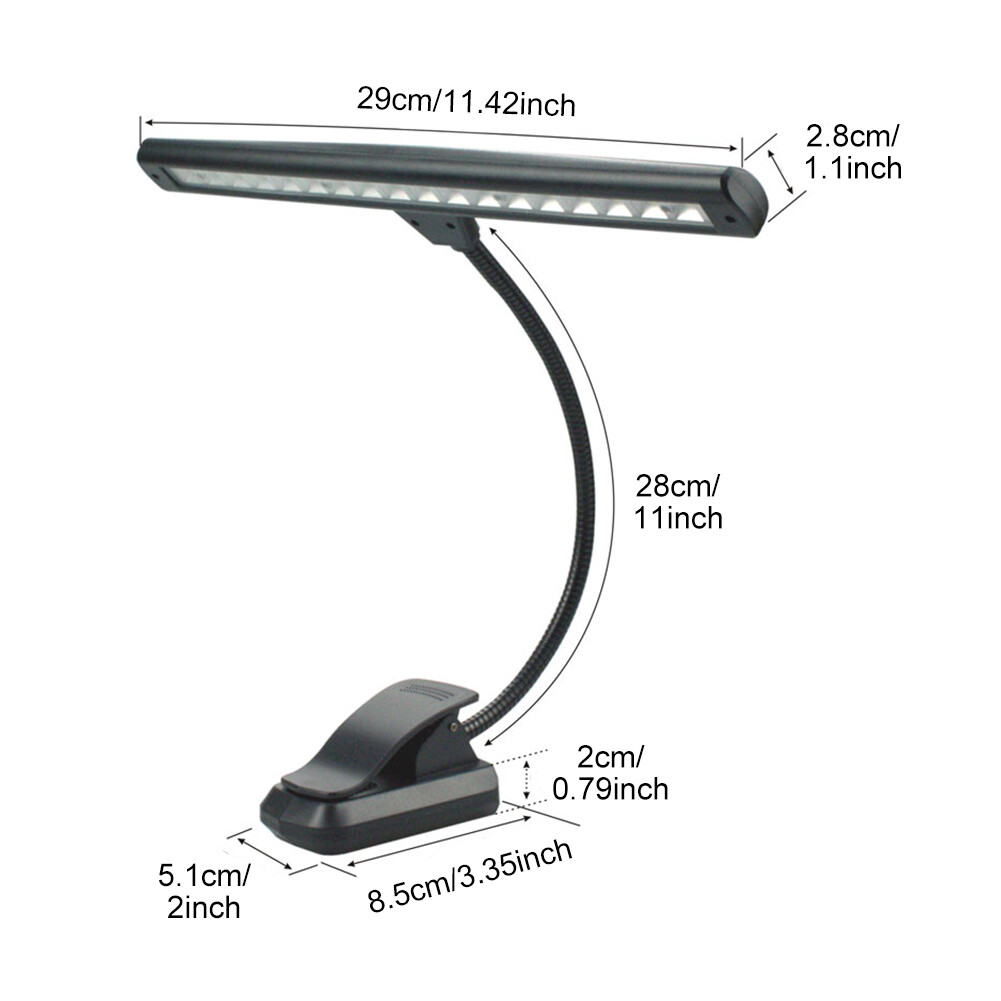 Eye Protection Levels Desk LEDs Professional Music Stand Light | eBay